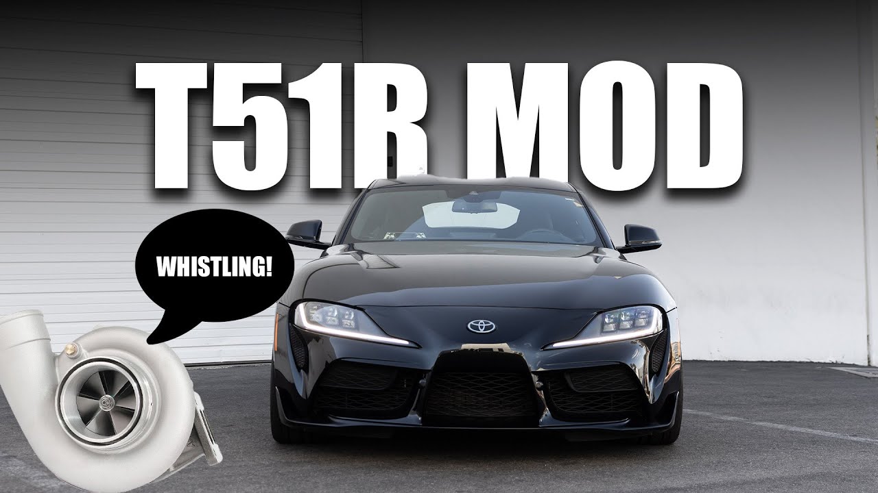 A90 Supra Turbo Whistle Mod | T51R Mod | GR SUPRA - YouTube