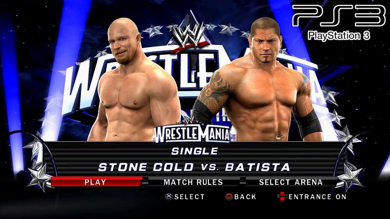WWE SmackDown VS Raw 2010 PS3 - Stone Cold VS Batista [2K][mClassic ...