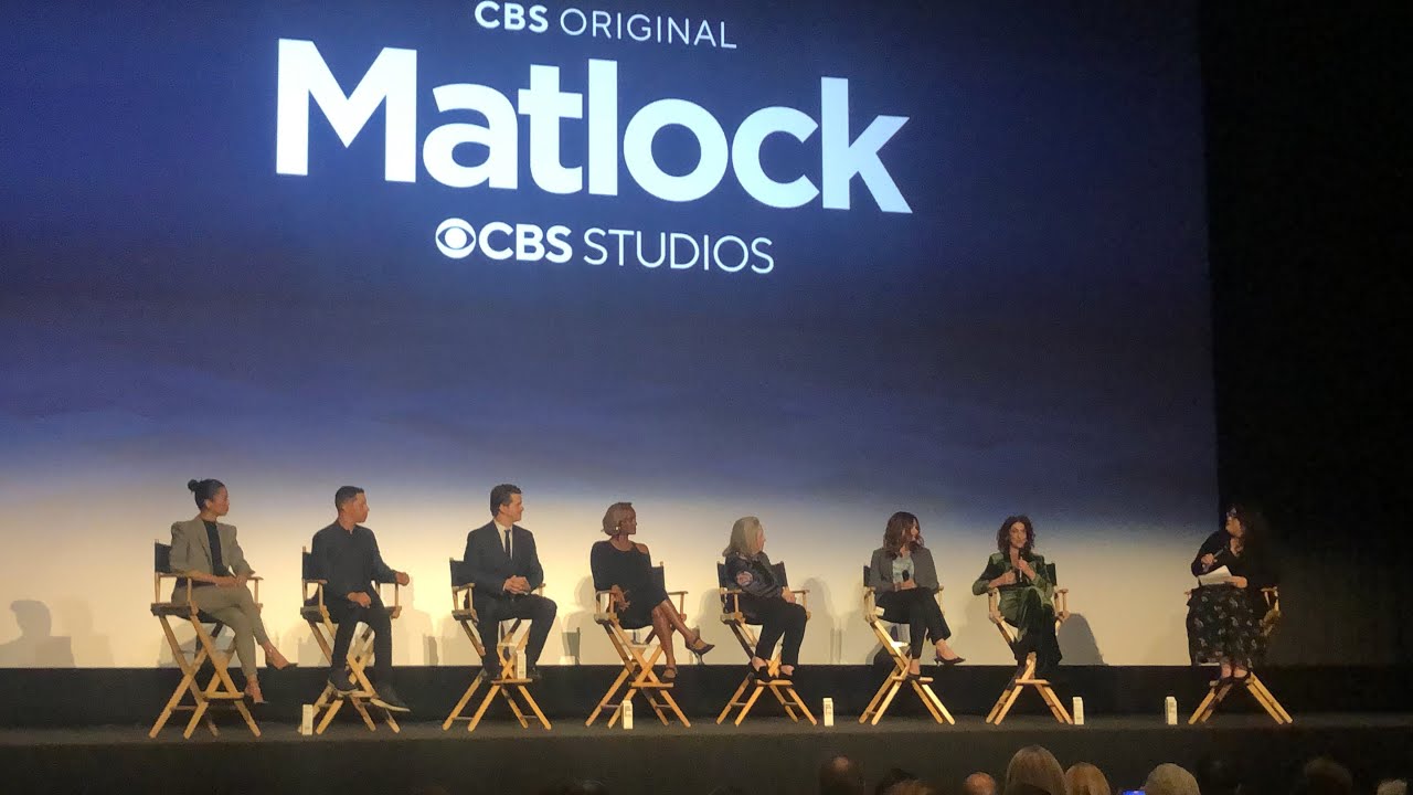 Q&A with the cast of the new CBS serie MATLOCK with KATHY BATES - YouTube