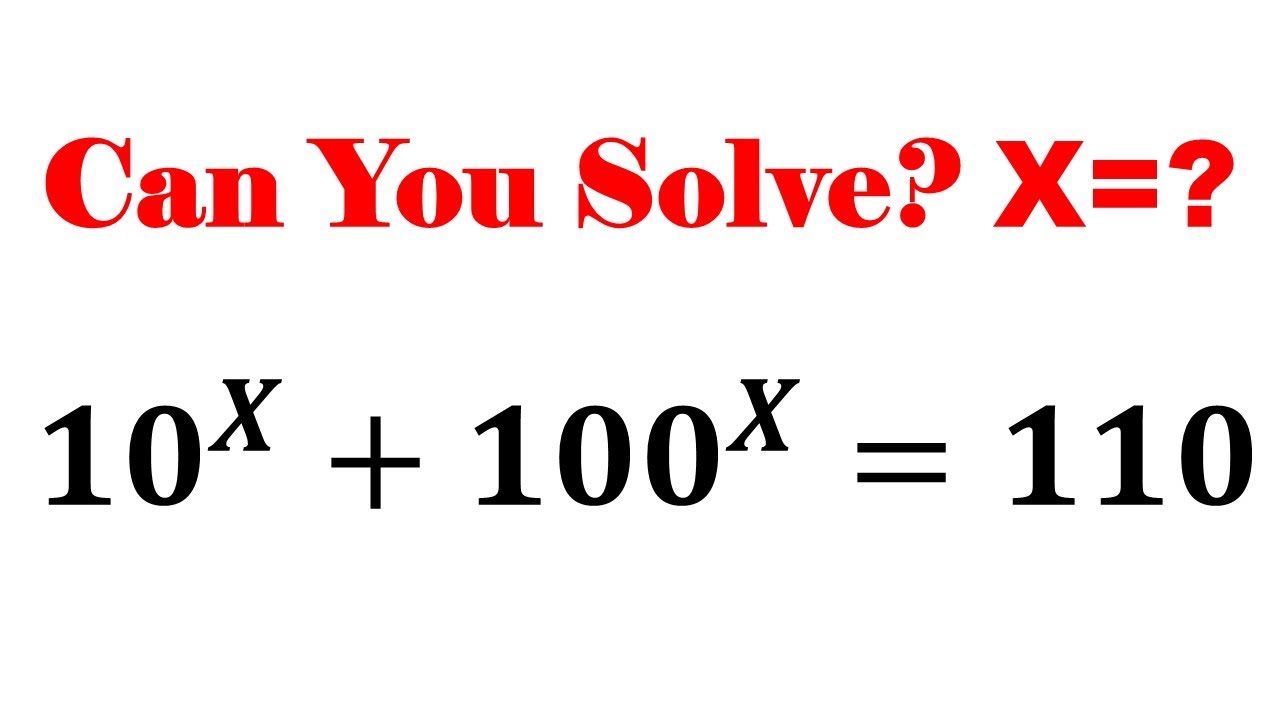 Find X In This Algebraic Equation Math Olympiad find-x-in-this-algebraic-equation-math-olympiad