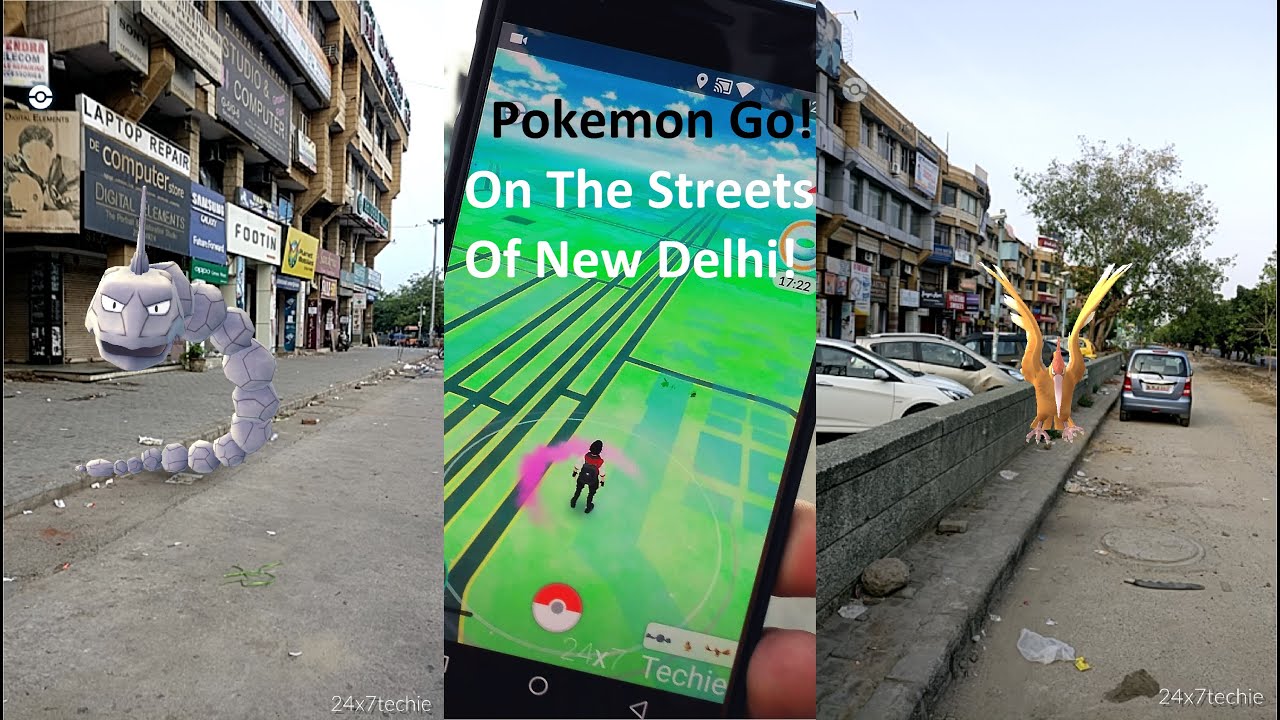 This Is Pokémon GO Gameplay: On The Streets Of Delhi ! A Surprisingly ...
