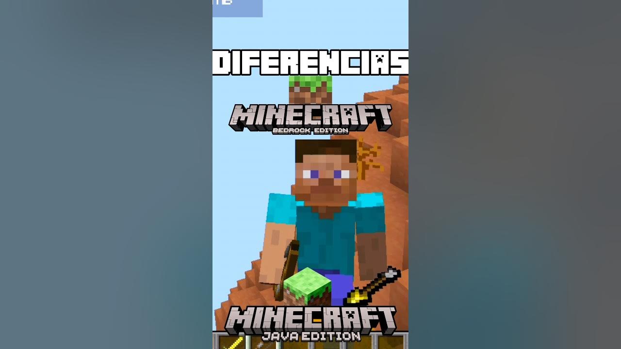Java VS Bedrock • Diferencias de Minecraft!!! 💎 #minecraft #minecraftpe ...