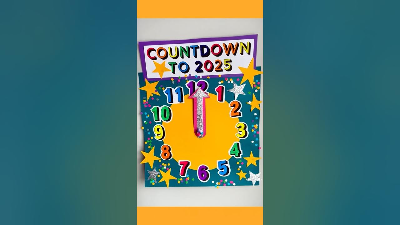 DIY New Year’s Eve Countdown Clock Craft for Kids | Fun & Easy Holiday ...