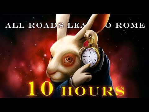 Rabbit Pointing at Clock 10 HOURS | White Rabbit Holding Clock 10 Hours Meme