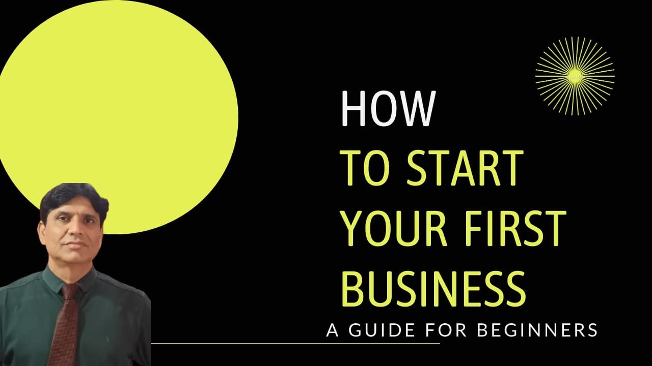 How to Start Your First Business - YouTube