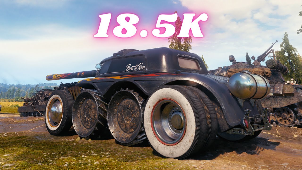 Panhard EBR 105 - 18.5K Spot Damage & Manticore 16.5K World of Tanks ...