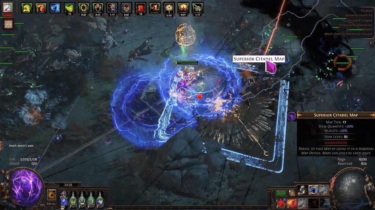 Path of Exile 3.24 - Tornado Shot - Conqueror + T17 map farming ...