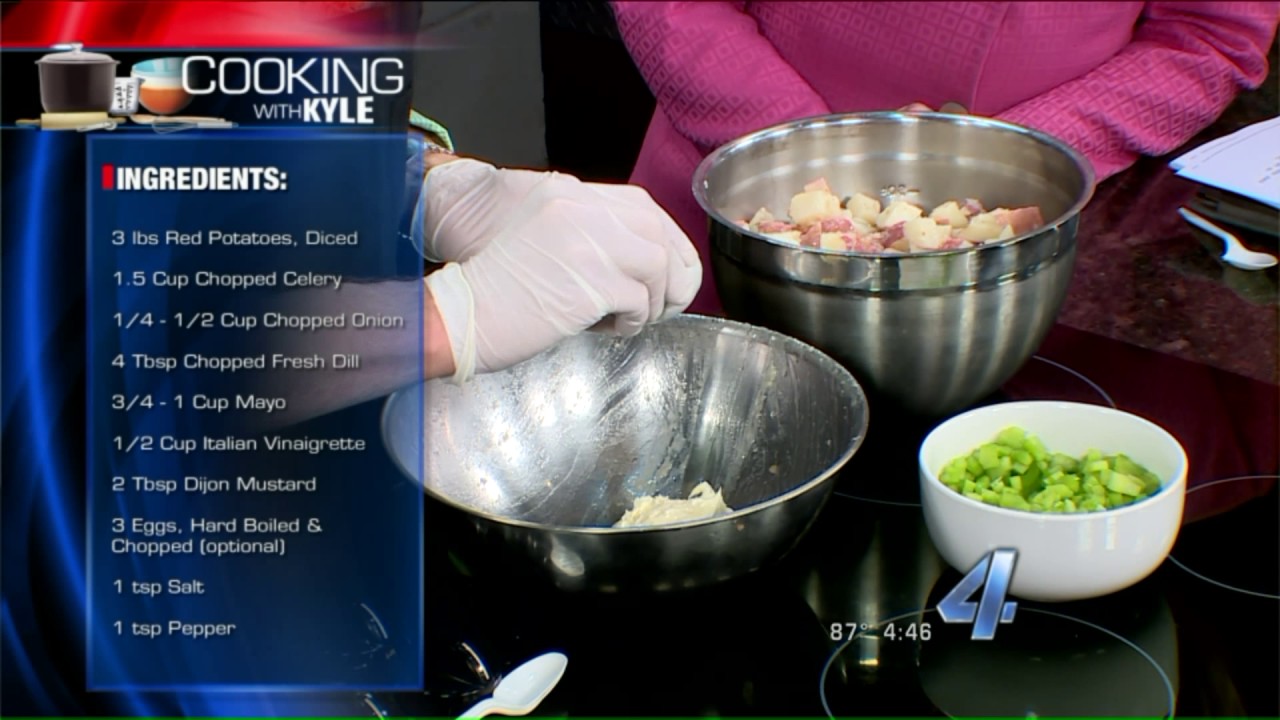 Cooking with Kyle: Creamy potato salad - YouTube