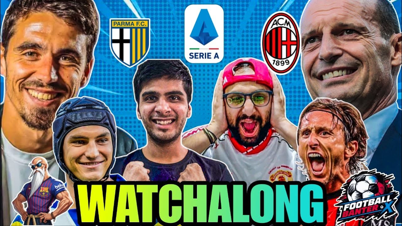 PARMA vs MILAN LIVE 🇮🇹 | Late Night Chill Stream 🍕 Ft. Roshi Football ...