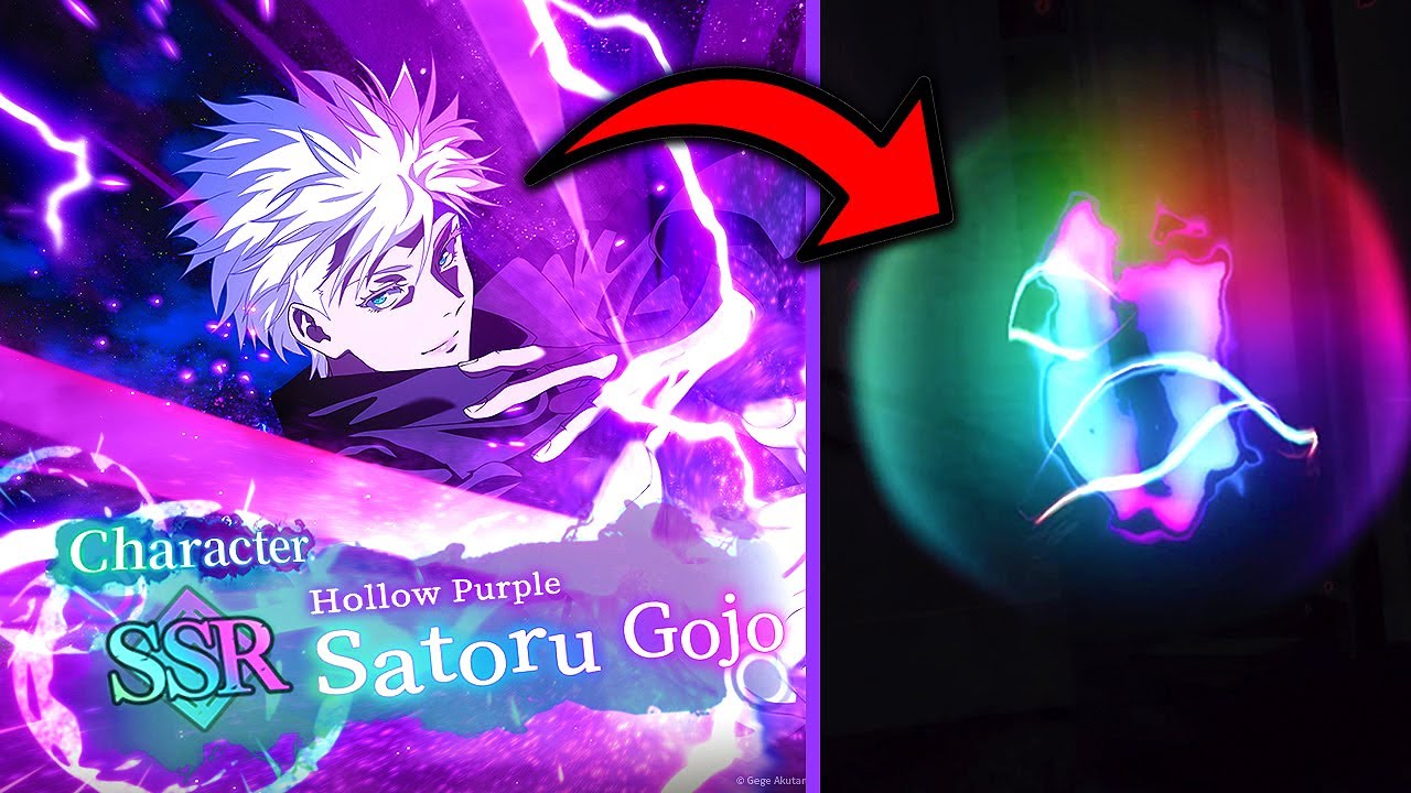 HOLLOW PURPLE GOJO SUMMONS! Jujutsu Kaisen Phantom Parade - YouTube
