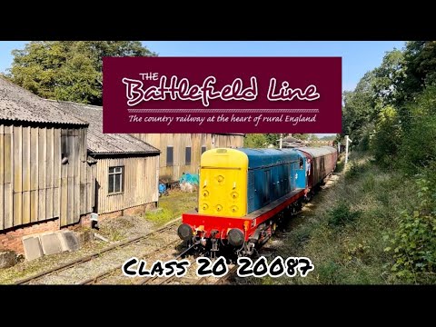 Class 20 20087 at The Battlefield Line Railway departing Shackerstone ...