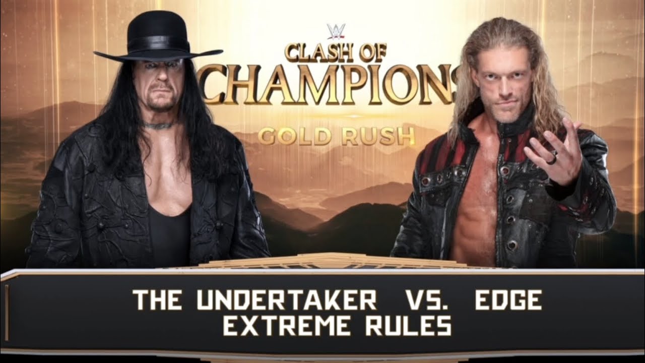 THE UNDERTAKER VS. EDGE/2K22.@WWE @WWEFullLength @wweonfox @Watch_WWE ...