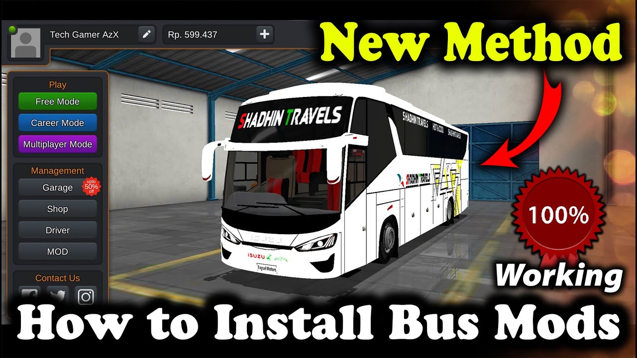 How to Install bus Mods in Bus Simulator Indonesia - YouTube