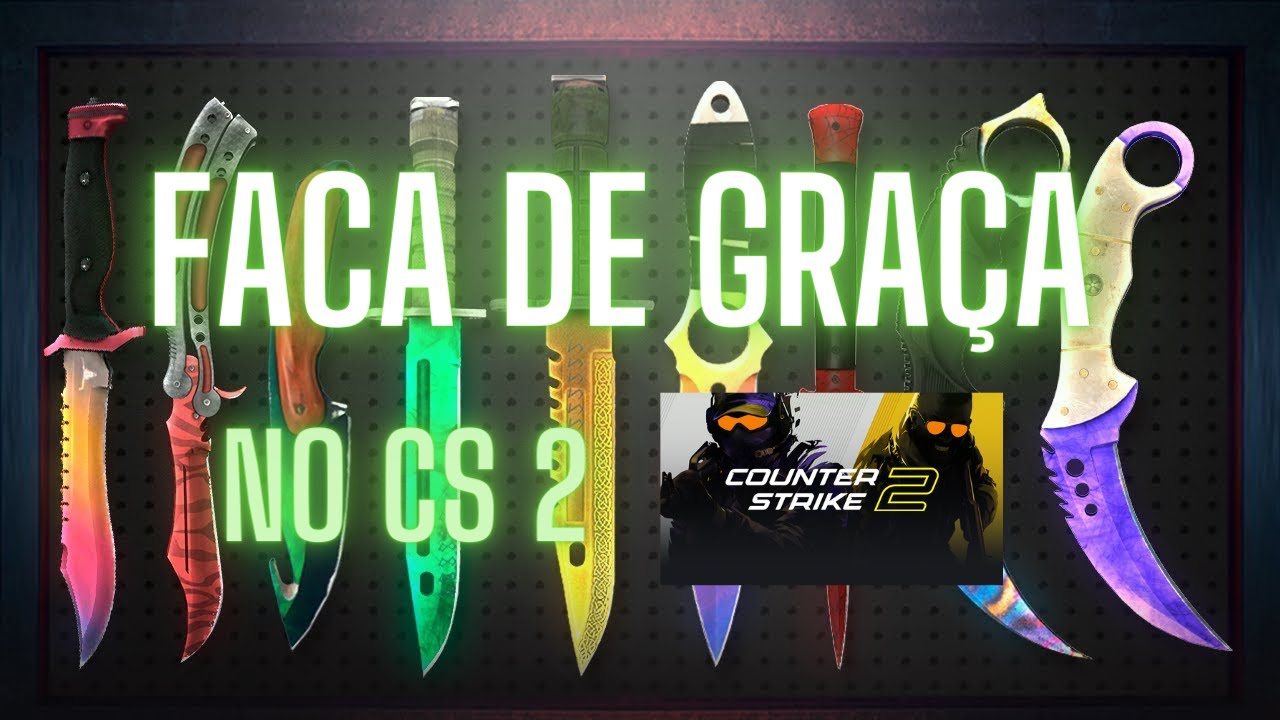 Aprenda a ganhar uma FACA de GRAÇA no CS2 em apenas 2 minutos! - YouTube