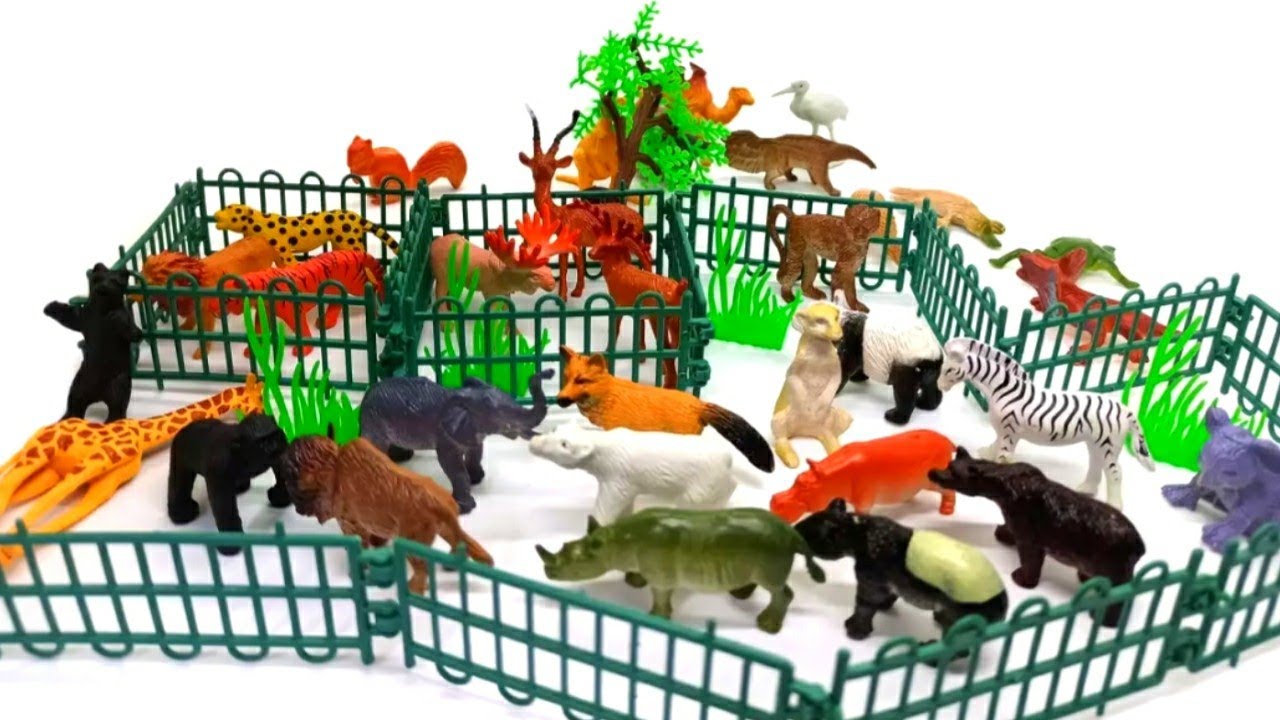 Plastic Animal Zoo Unboxing Order By Flipkart | Wild Zoo Animal Toys ...