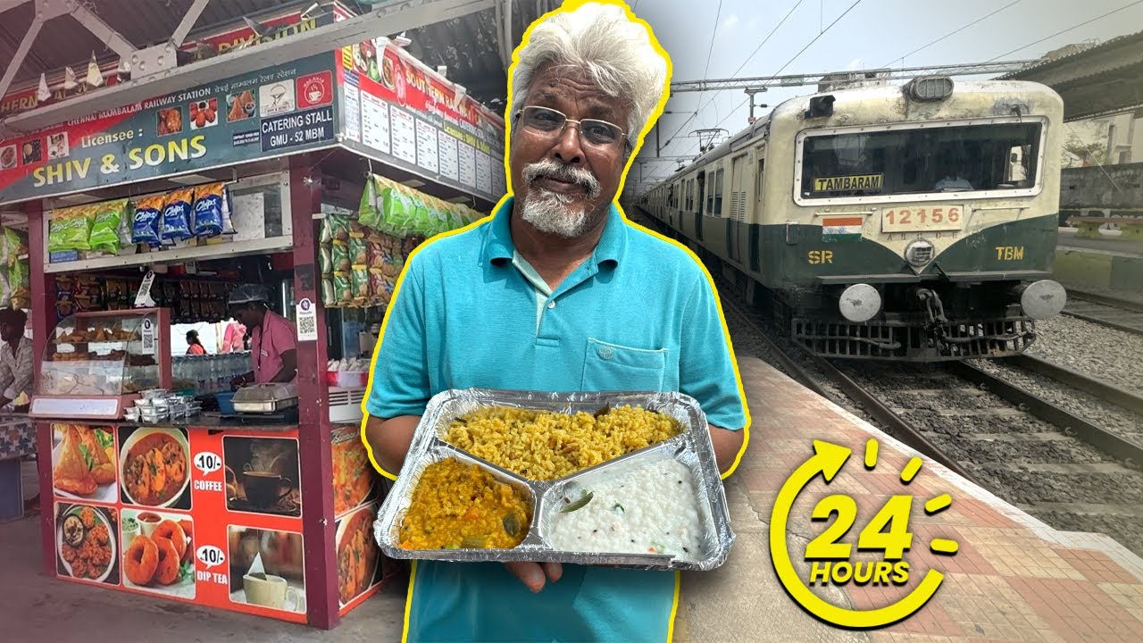 Surviving with RAILWAY CANTEEN FOODS for a Day! 🤕😨 - YouTube