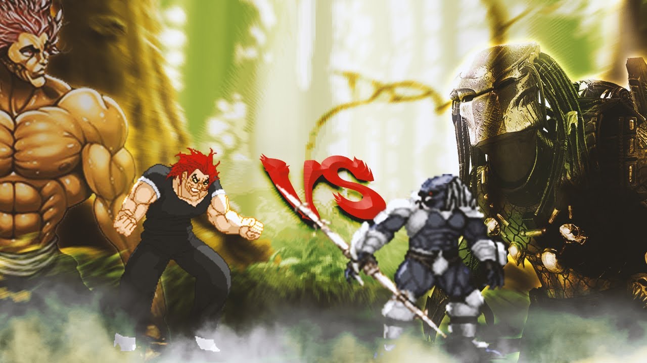 Yujiro Hanma vs Predator Ancient. Baki the Grappler vs Predator. Anime ...