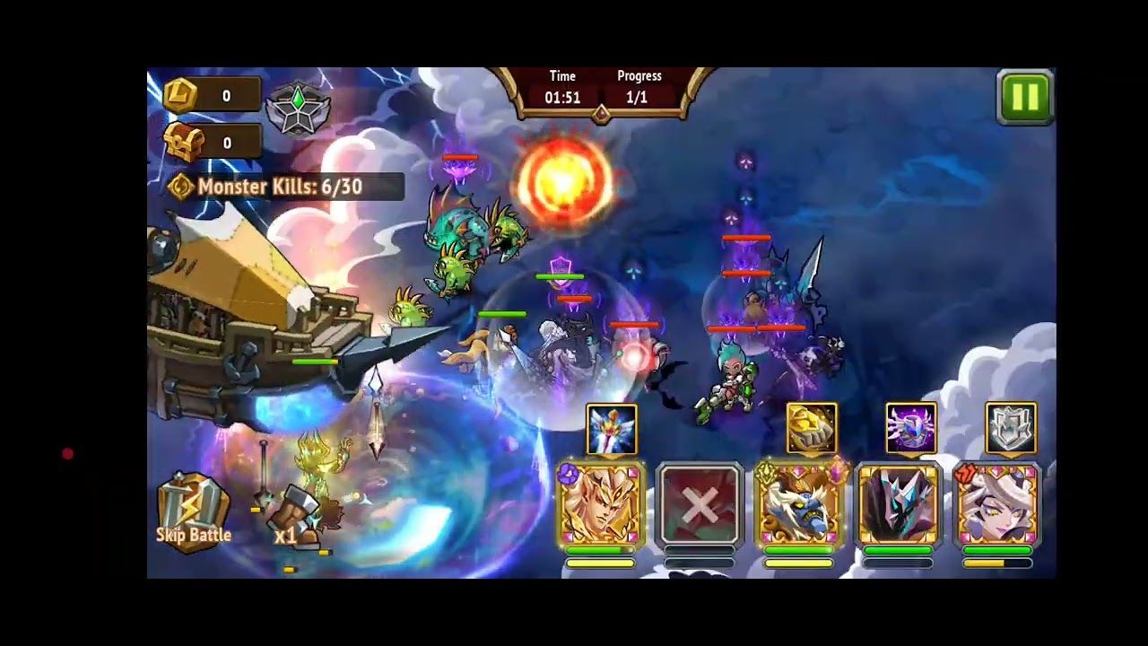 Magic Rush Heroes Elite dungeon 118 ( lv95 ) - YouTube