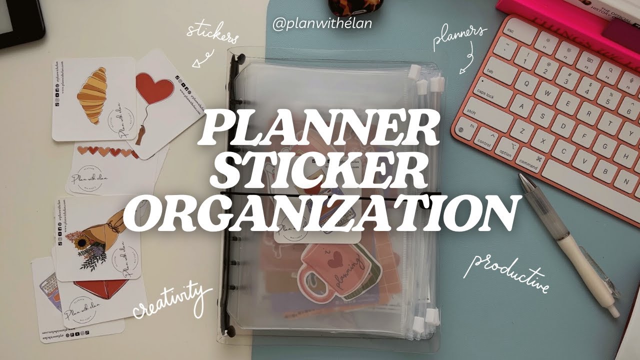 Sticker Storage Idea - Organizing Planner Stickers | Plan with me | A5 ...