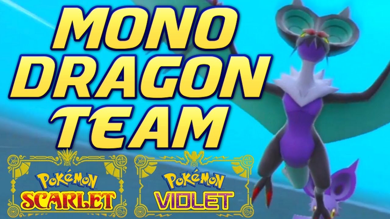Mono DRAGON Team! Pokemon Scarlet and Violet VGC 2023 Competitive ...