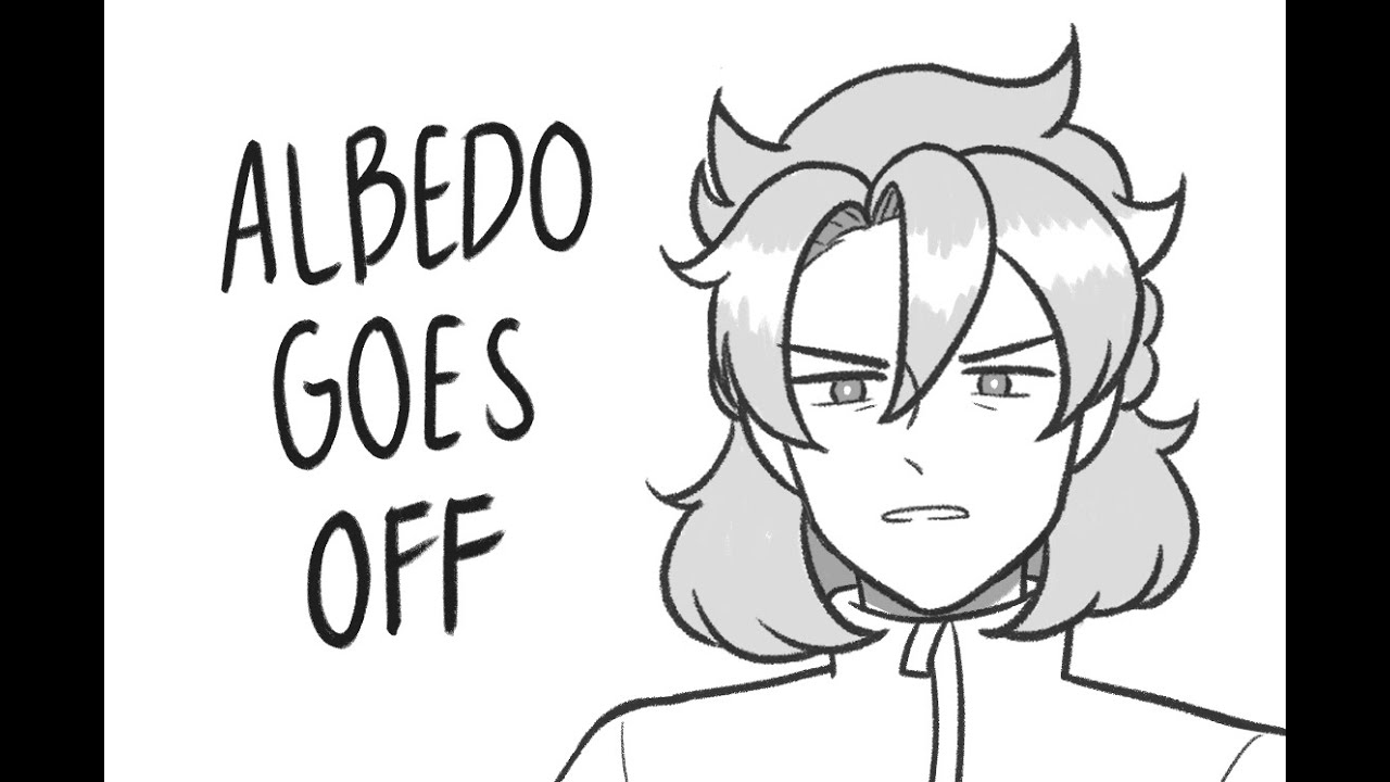albedo goes off (genshin impact among us) - YouTube