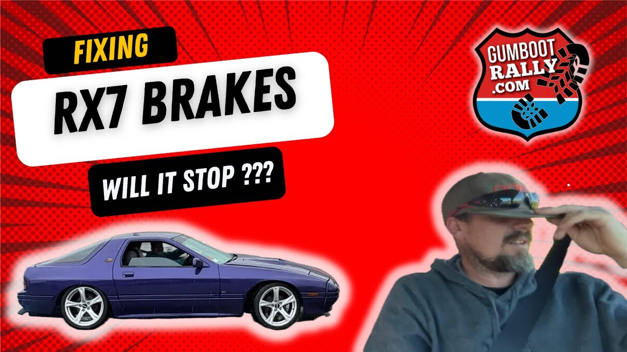 Lances 13b Turbo Mazda Rx7 street build BRAKES - YouTube