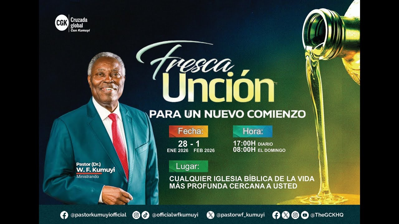 Unción fresca para un nuevo comienzo || Día 2 || GCK - YouTube