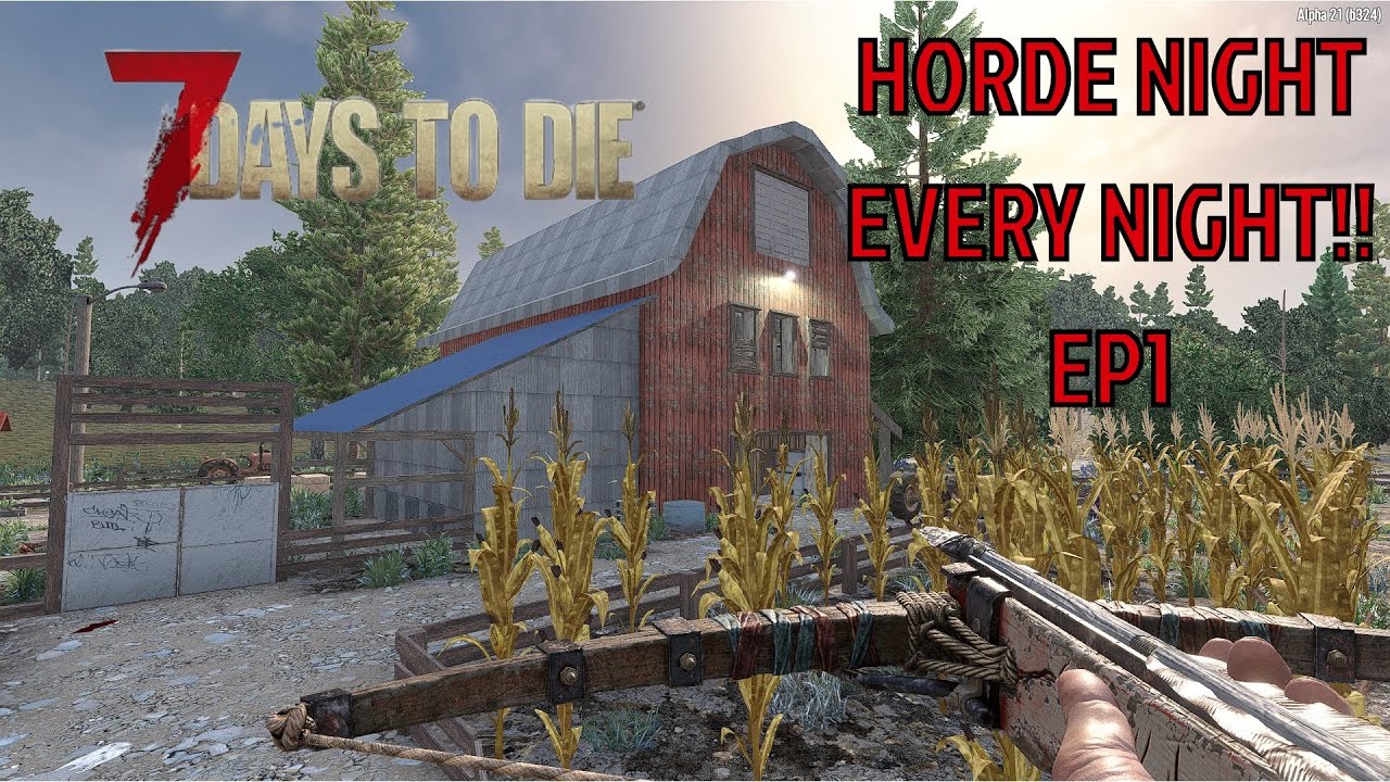 I was a little confused in the first horde night... 7 days to die ...