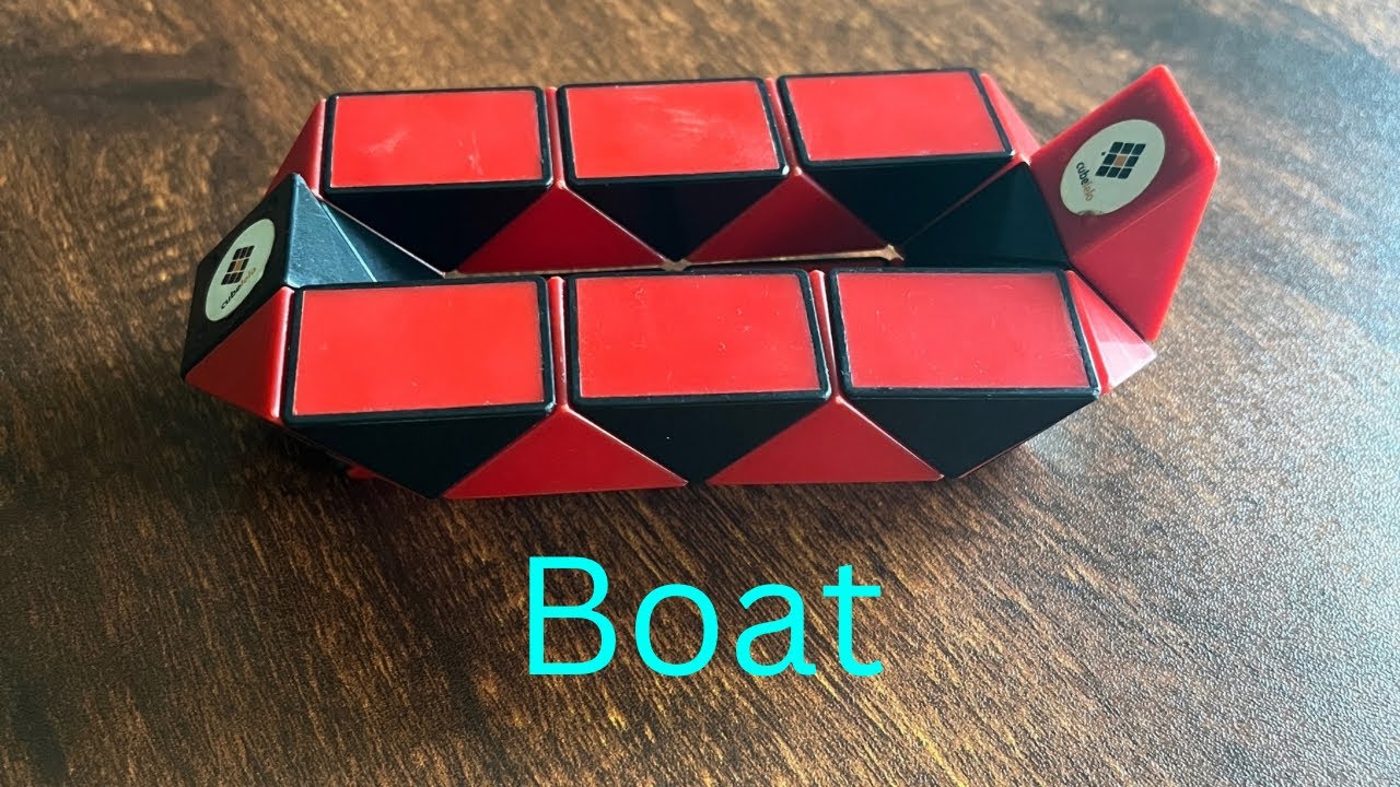 How to make’Boat’ pattern in snake cube. - YouTube