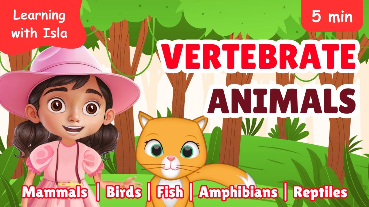 Vertebrate Animals for Kids: Learn About Mammals, Birds, Fish ...