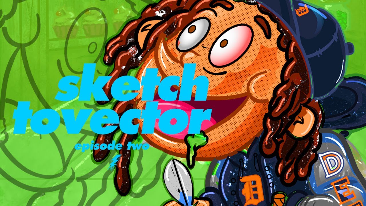 Affinity Designer Weed Packaging Design (COMMENTARY/SPEEDPAINT) - Sketch To Vector Ep.2 - YouTube