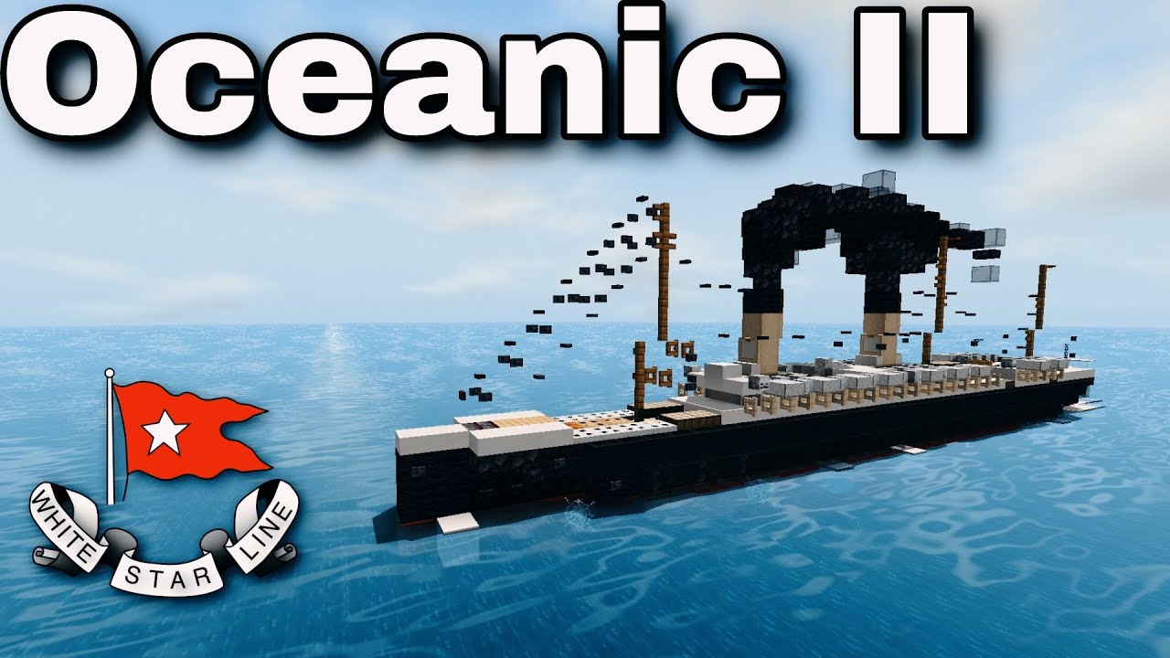 RMS Oceanic (II) (1899) (Ocean Liner) | Minecraft Tutorial | 1:5 Scale ...