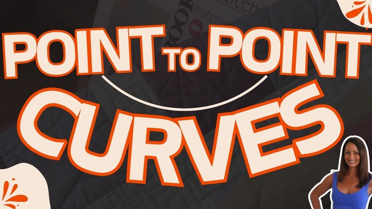 How to Machine Quilt Perfect Point-to-Point Curves with Rulers ...
