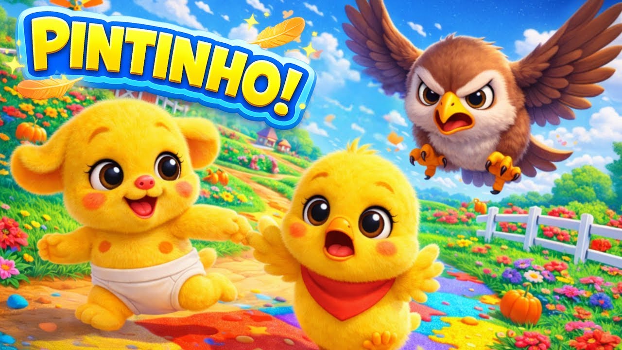 Meu Pintinho Amarelinho 🐥🎶 | Cantiga de Roda Infantil com a Baby Mu 💛 ...