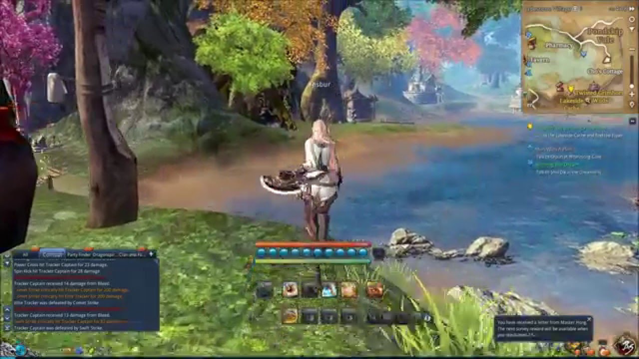 Blade and Soul Pour Water Get Wood Old Man Cho Quest - YouTube