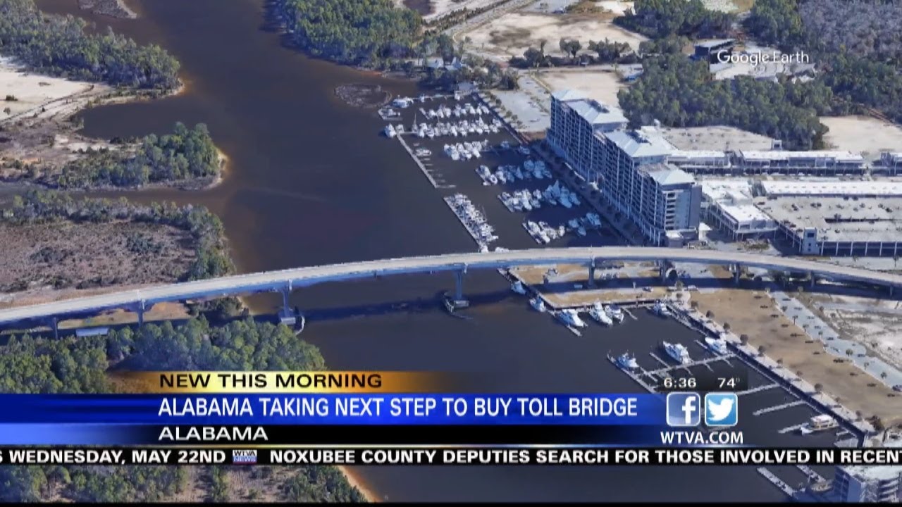 Alabama governor to sign paperwork to buy toll bridge - YouTube