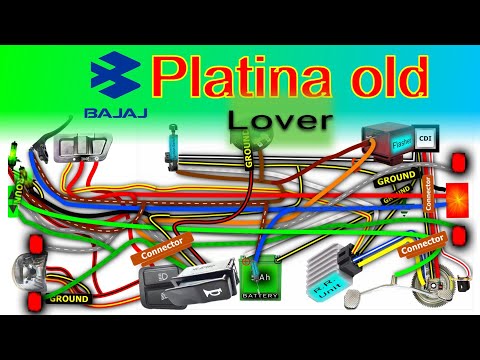Bajaj Platina Full Bike Wiring Diagram Old Model