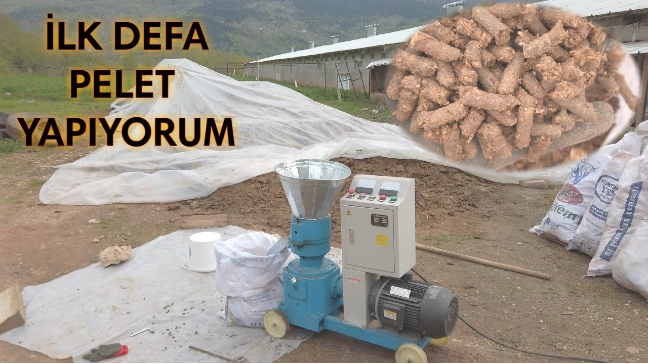 Pelet Makinası ilk Deneyim. Söktük Parçaladık. Gübre Pelet Yapma Tüm ...