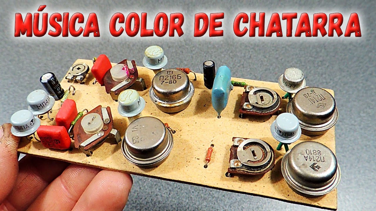 ¡Monté un esquema genial a partir de piezas VIEJAS! ¡Transistores ...
