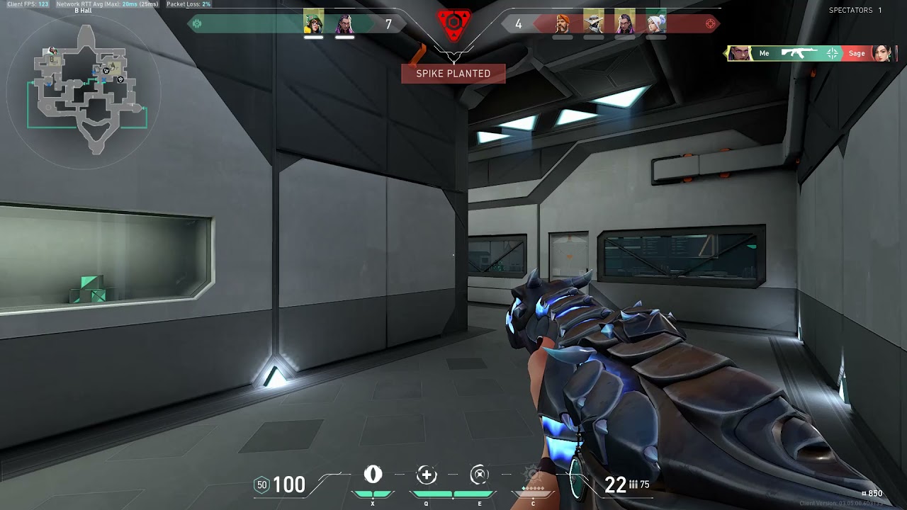 2v5 in diamond lobby - YouTube