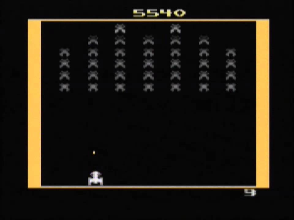 Galaxian (Atari 2600) gameplay - YouTube