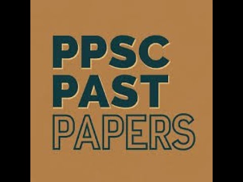 PPSC Past Paper Series| Lecture-1| part- 1 | PPSC preparation | - YouTube