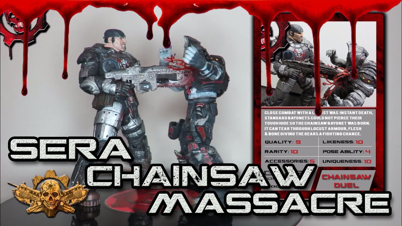Gears of War 2 Neca Figure "Marcus Fenix VS Locust Drone Review - YouTube