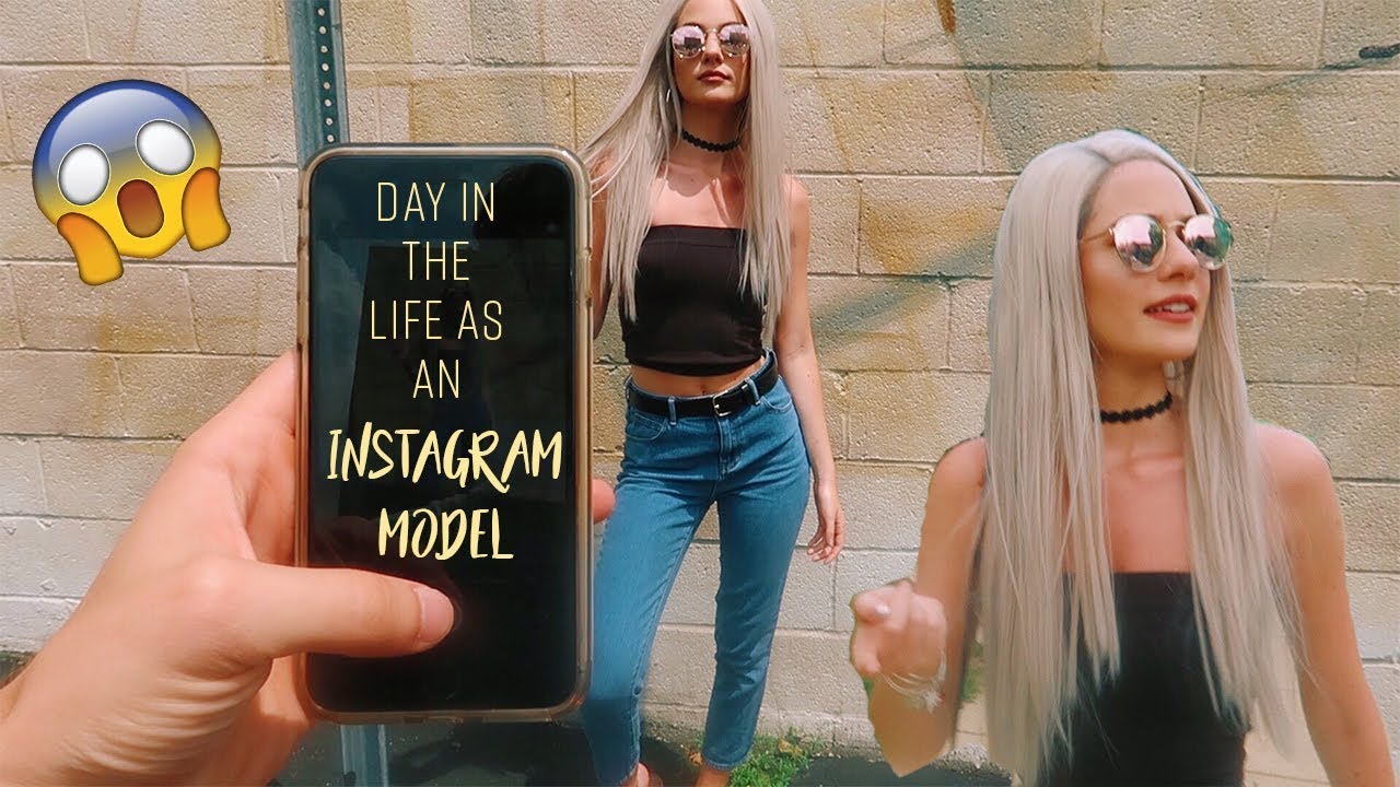 A day in the life as an INSTAGRAM MODEL - YouTube