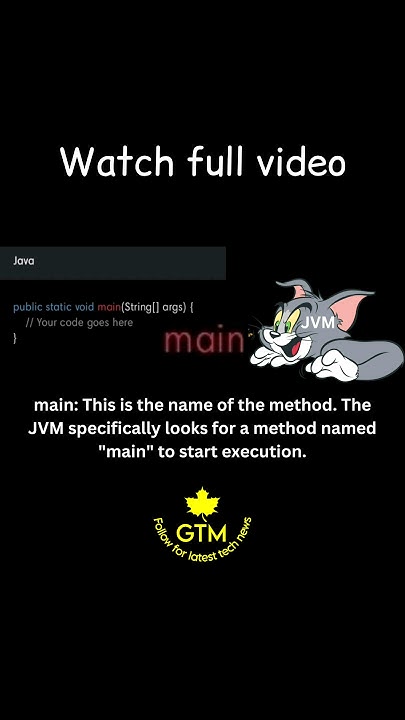 Java Main Method Explained - YouTube