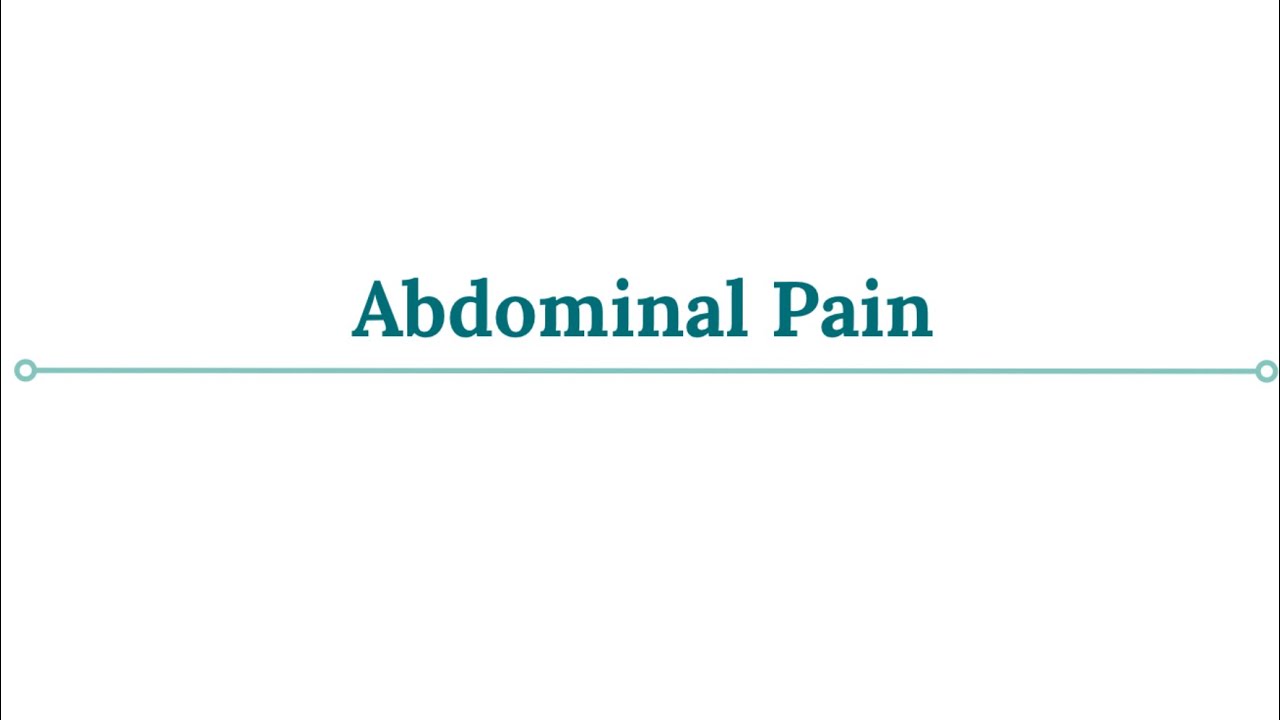 GIT surgery and Medicine | Types of abdominal pain - YouTube