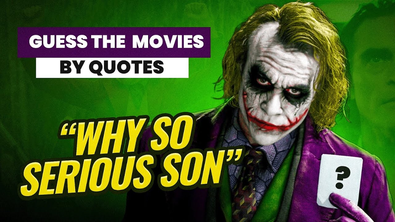 Can You GUESS The Famous Movie Quotes | Movie Quote Quiz - YouTube