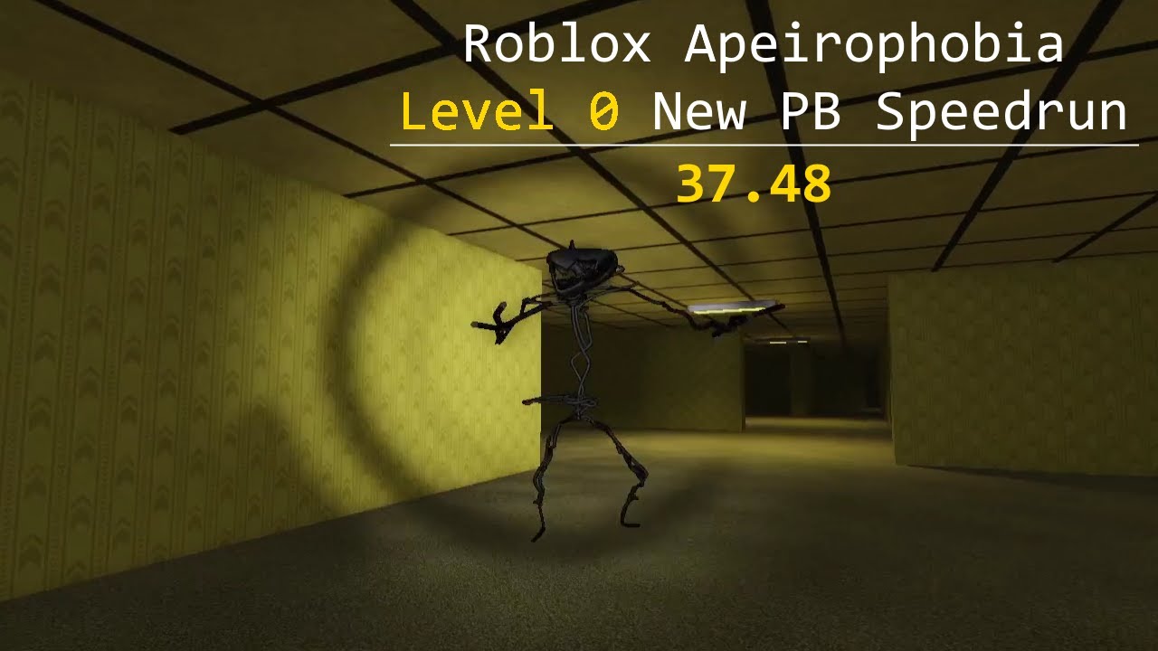 Roblox Apeirophobia Level 0 Speedrun (New Personal Best: 37.48) - YouTube