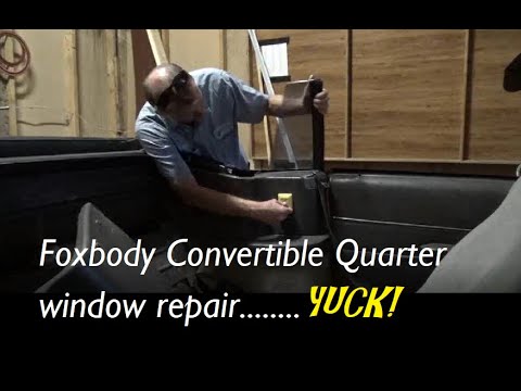 Convertible Quarter window motor repair part 1 - YouTube