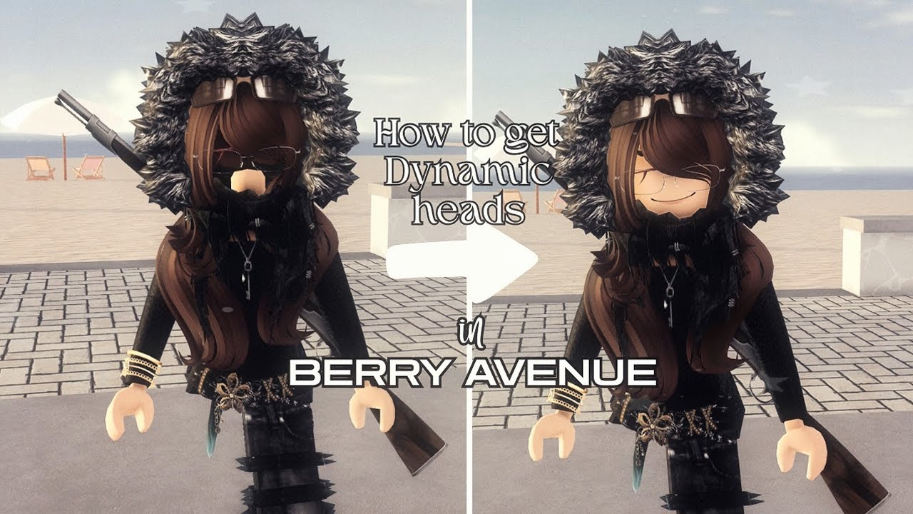How to get Dynamic Heads in Berry avenue tutorial! | peony - YouTube
